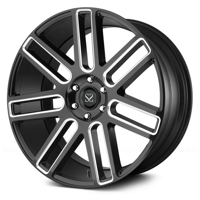 luxury car 20 inch automotive aluminium black machined alloy wheels For ...