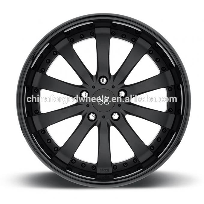 Gloss Black Customized Alloy Rims 22 For Land Rover 2-Piece Forged rims ...