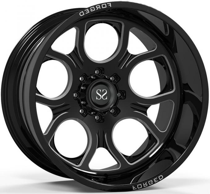 Off Road 4x4 Wheels 20x10 20x12 20x14 24x12 and 24x14 Gloss Black Deep ...