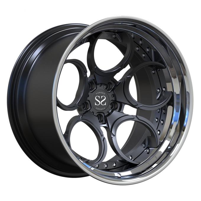 350z Polished Bc Alloy Forged Wheel Deep Concave Deep Dish Satin Black