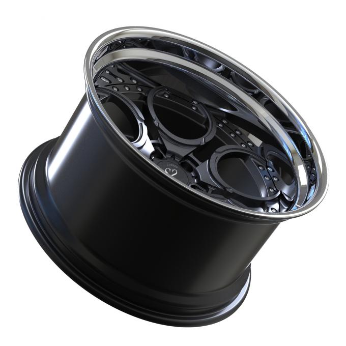 350z Polished Bc Alloy Forged Wheel Deep Concave Deep Dish Satin Black