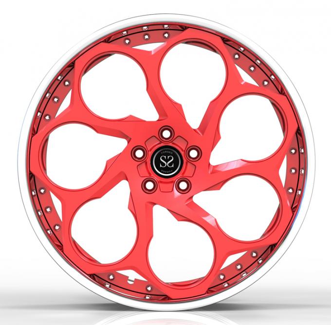 Alloy Staggered 5x112 5x120 5x130 21 Wheels Forged Deep Dish