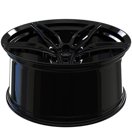 Staggered 22inch Gloss Black Monoblock Rims Alloy Wheels For Double ...