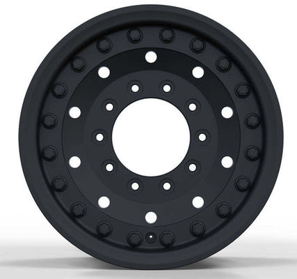 20 Inch F550 1 Piece Wheel Rims Matte Black Heavy Duty Truck Special ...