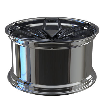 Polished Ferrari 488 Deep Concave 2 Piece Forged Wheels