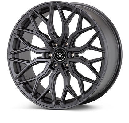 Grey 1 Piece Forged Staggered 20 Inch Rims 5x120 Bolt Pattern For BMW M3