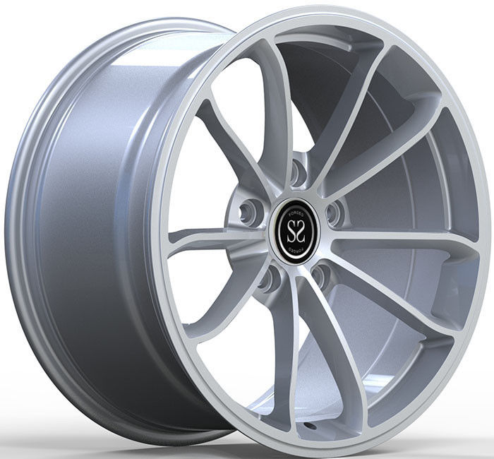 19x8.5 19x11 Silver 1 Piece Forged Wheels Monblock Alloy Rim 5x130 For ...