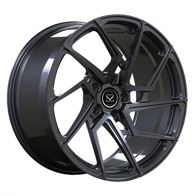 Gun Metal Discs 1 Piece Forged Wheels 19inch For Audi S4 Monoblock ...