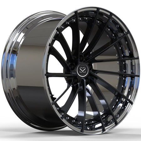 Mercedes Benz GLC 2 Piece Forged Wheels 20inch Rotational Stepped Lips Rims