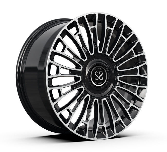 Staggered 20x8.5 20x9.5 Gloss Black Machined Face Monoblock Forged ...