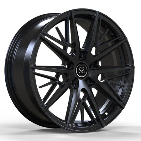 Satin Black 21 Inch 5x120 5x112 Deep Dish Alloy Wheels For M5 M6