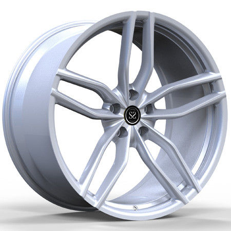 Deep Concave 1 Piece Forged Rims Monoblock 21 Inch Silver Aluminum ...