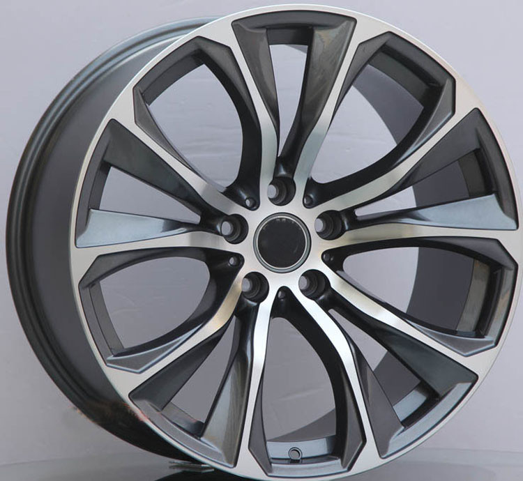 Gun Metal Machined Car Rims with PCD 5x120 For BMW X6 / Colour ...