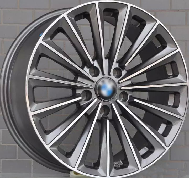 19 Inch Car Rims for BMW 750Li / Gun Metal Customized 19" Forged Alloy Rims