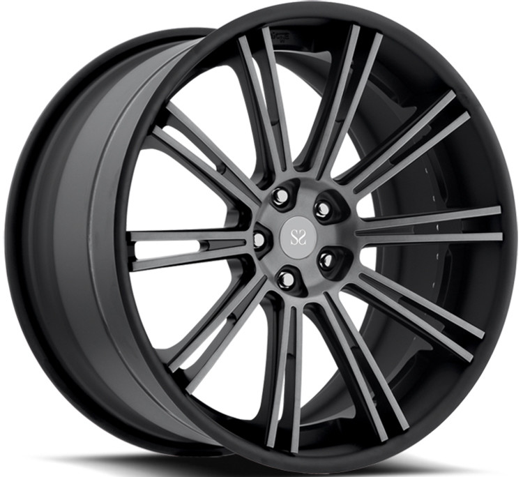 Gloss Black Customized Alloy Rims 22 For Ferrari California / 22 inch 2 ...