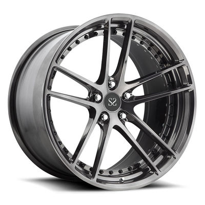 21 Inch Hyper Silver 1PC Forged Car Alloy Rims For Tesla Wheels Custom ...