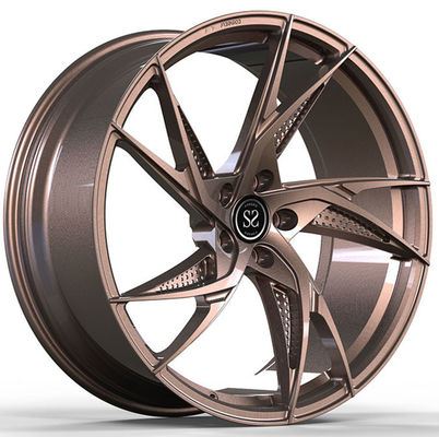 5x112 20x9 and 20x10.5 Twins Styles Gloss Bronze Forged Rims For E63 ...