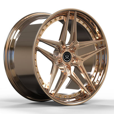 Alloy 812 Passenger Car Wheels 21x10 Front 22x12 Rear Staggered Forged ...